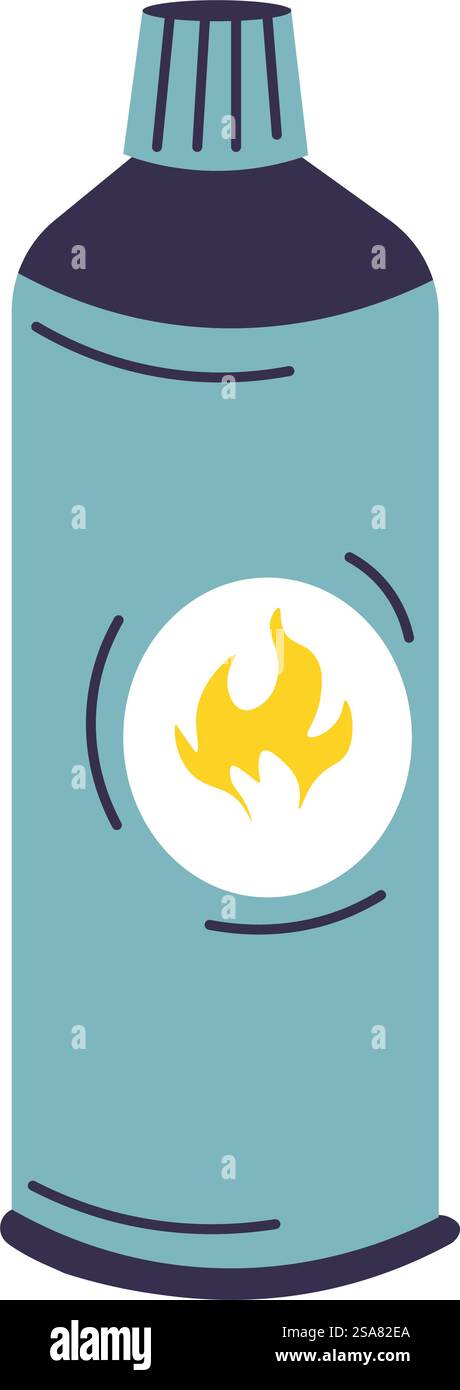 Isolated container with easily flammable liquid hi-res stock ...