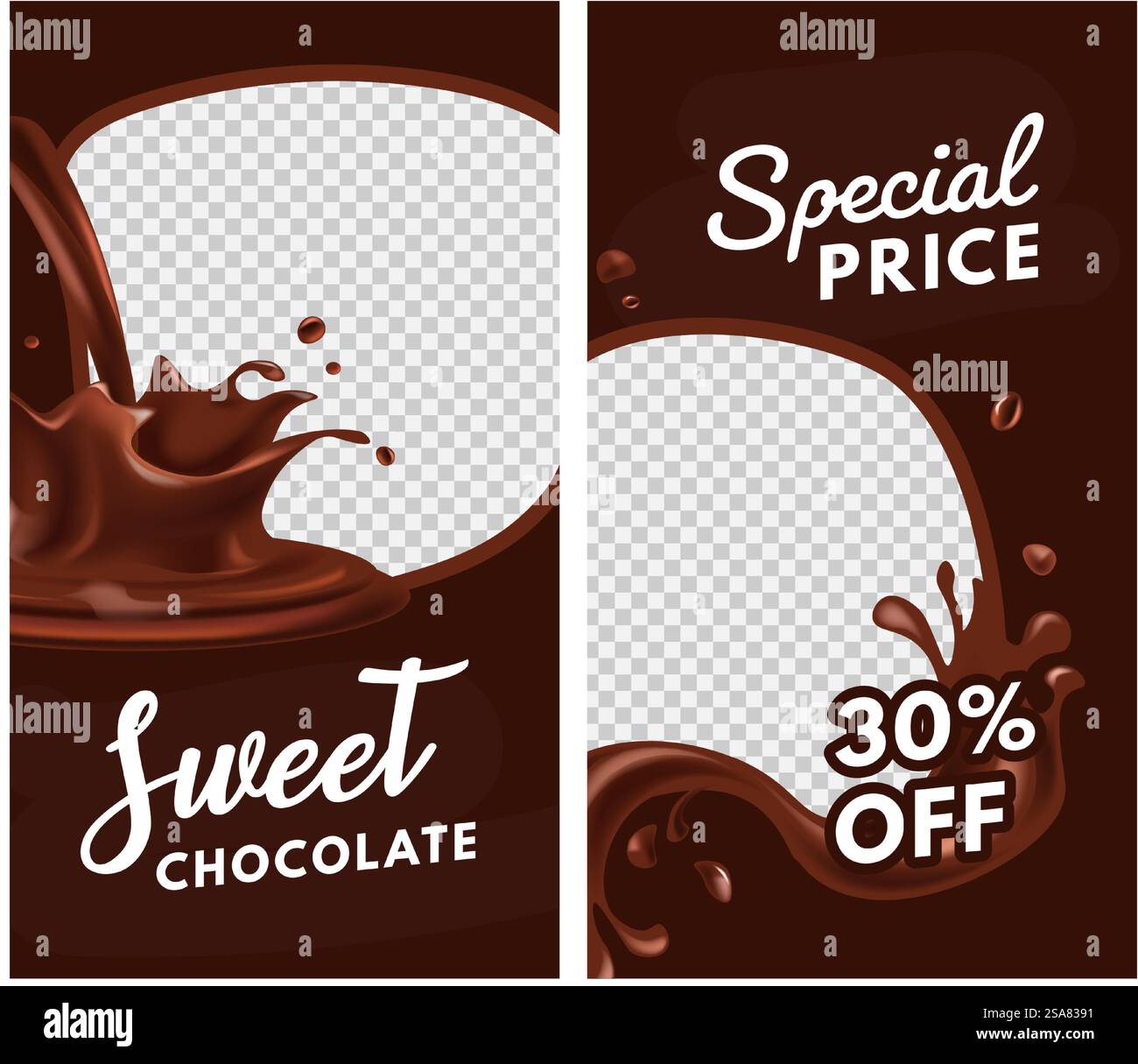 Chocolate advertisement hi-res stock photography and images - Alamy