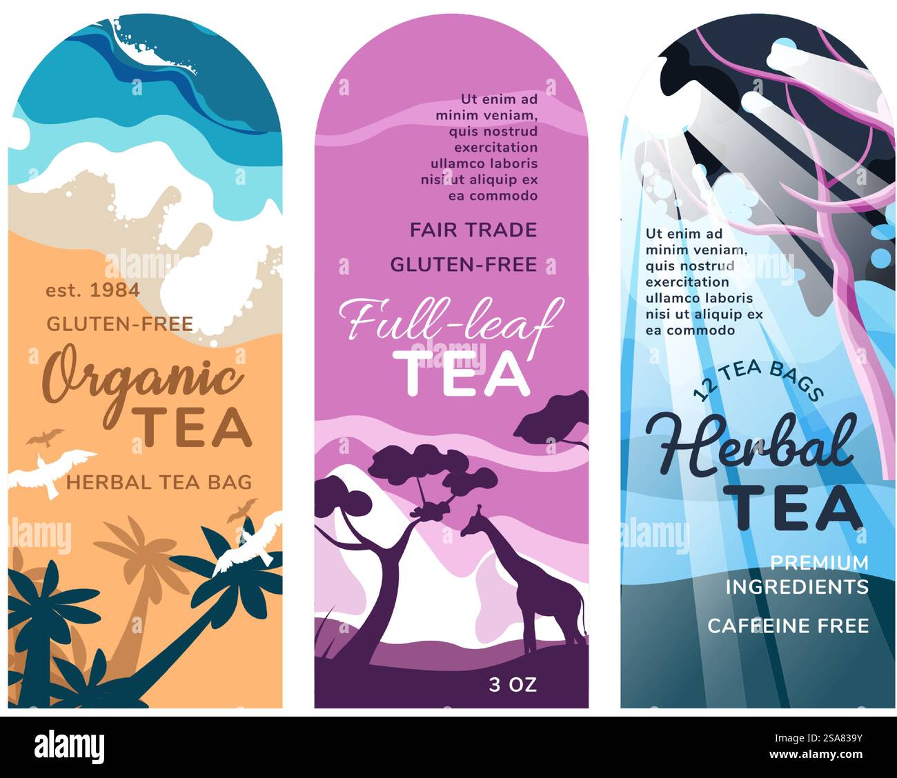 Organic leaf herbal tea, grown on ecologically clean plantations ...