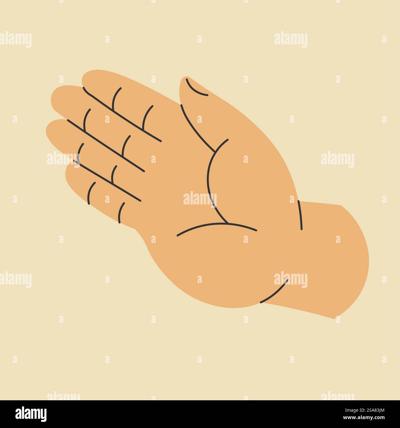 Woman take in hand Stock Vector Images - Alamy