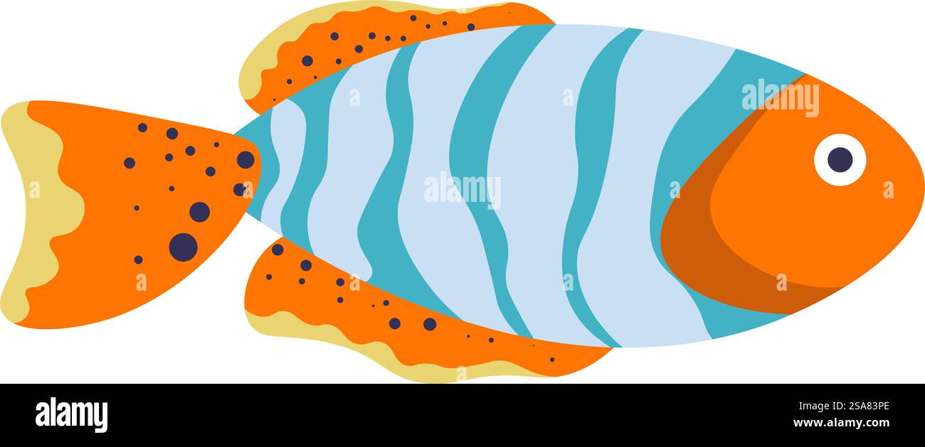 Ocellaris clownfish swimming in Stock Vector Images - Alamy