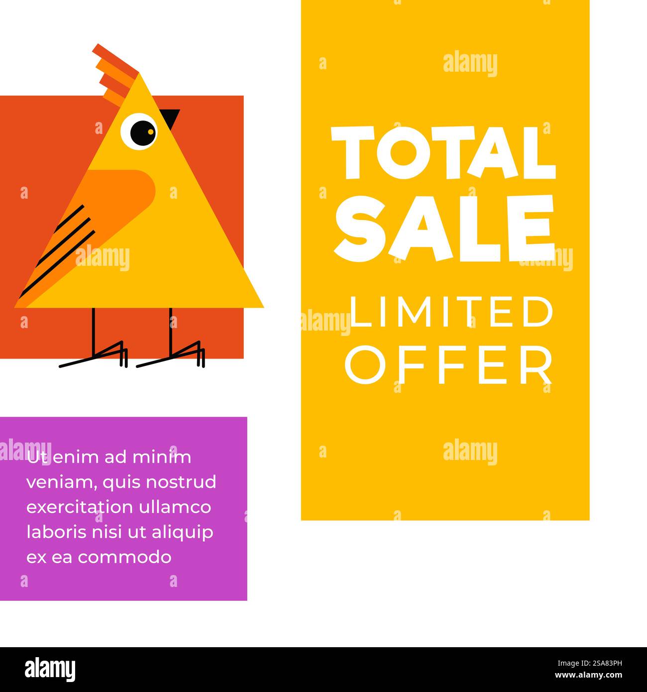 Sale and discounts in shops and stores. Total reduction of price and ...