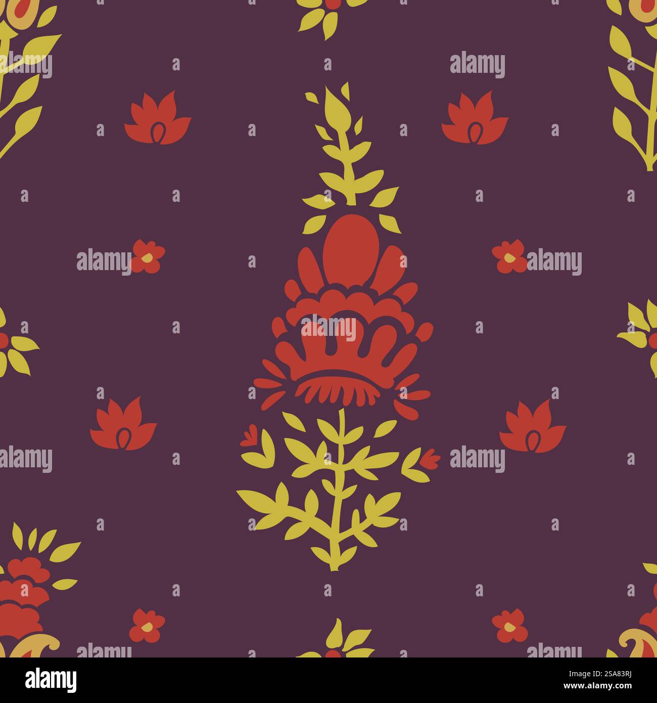 Flourishing florets and flora composition with leaves hi-res stock ...