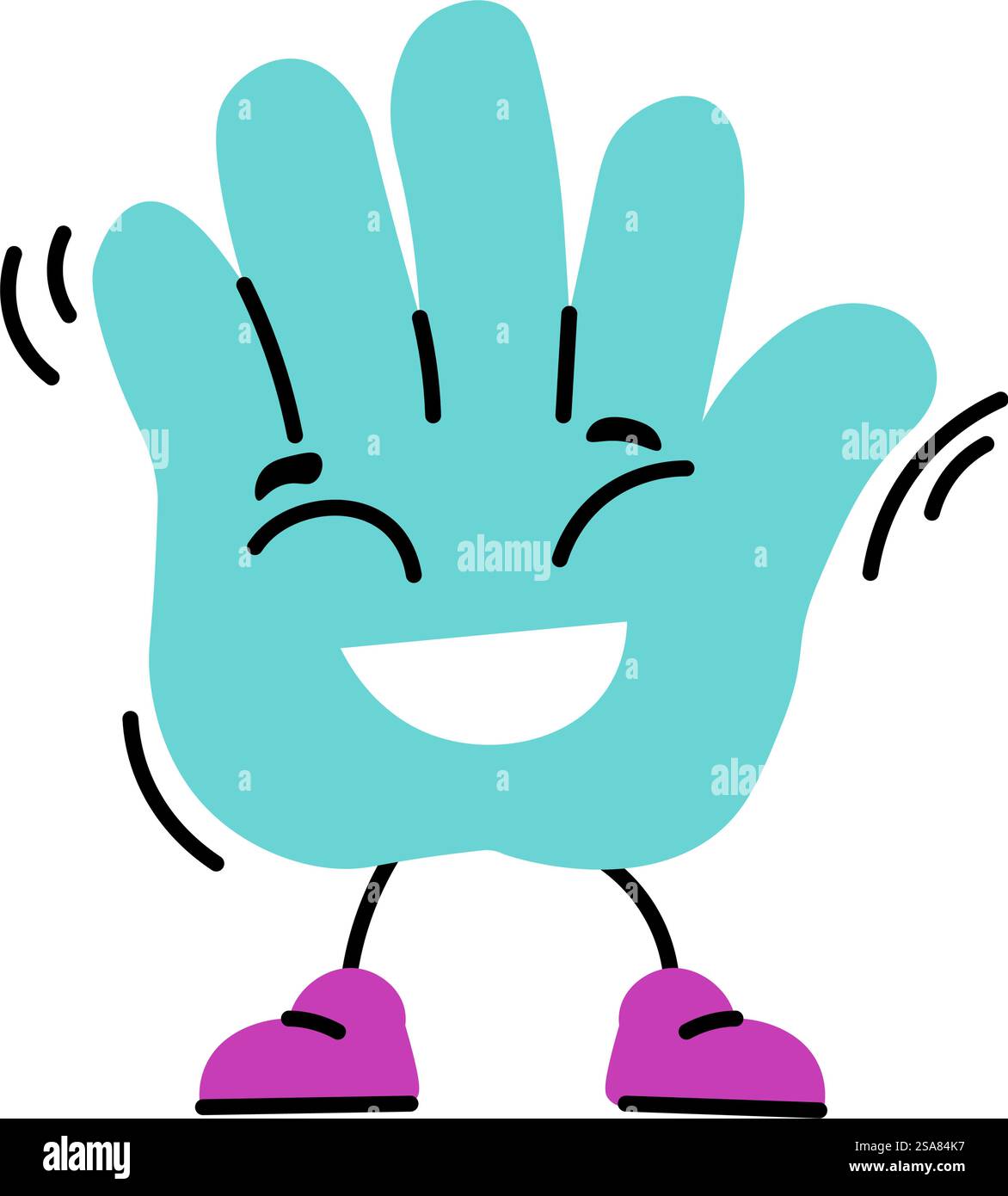 Portrait adorable smiling female posing Stock Vector Images - Alamy