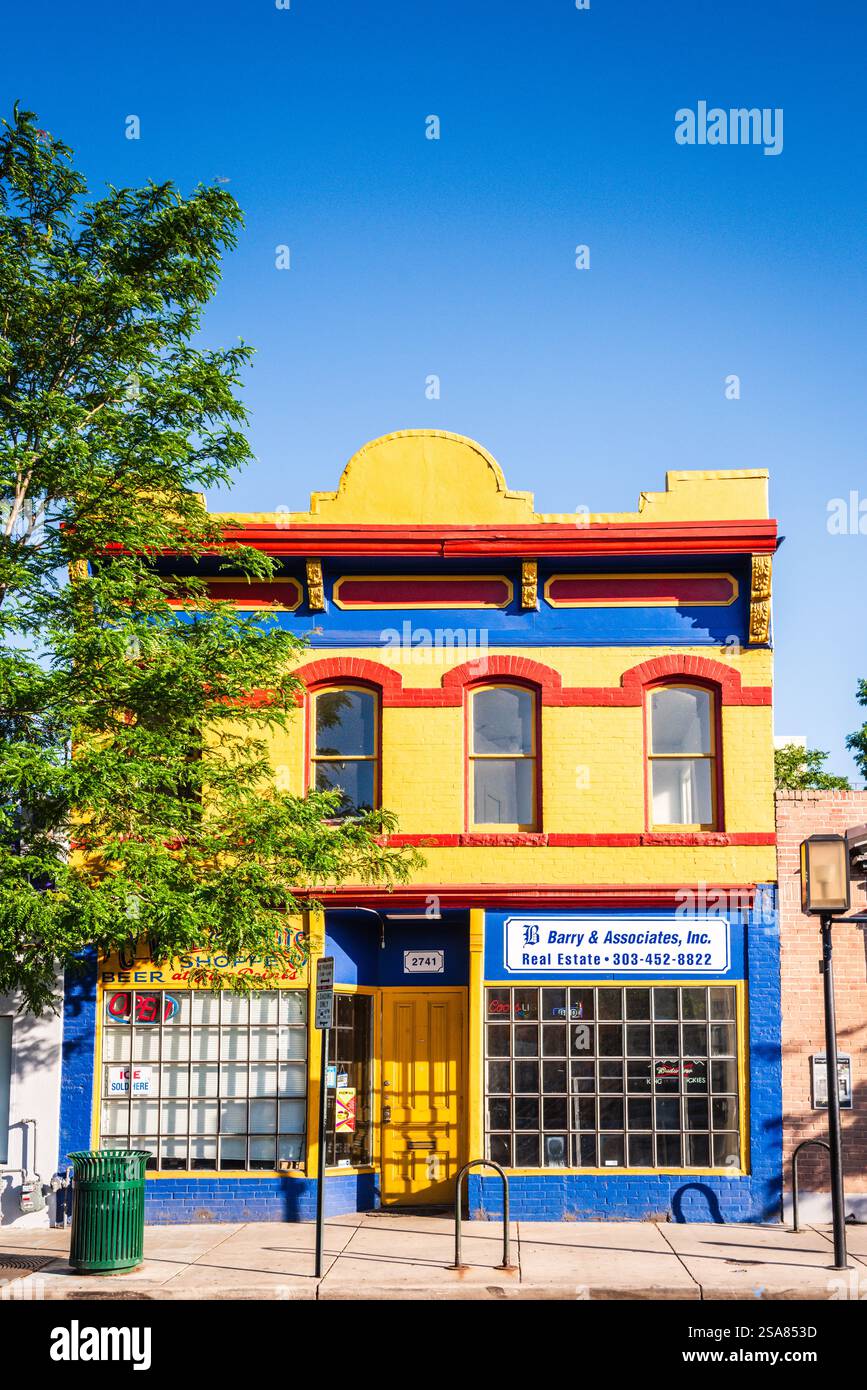 Denver, CO USA - June 27, 2018: Historic district Five Points ...