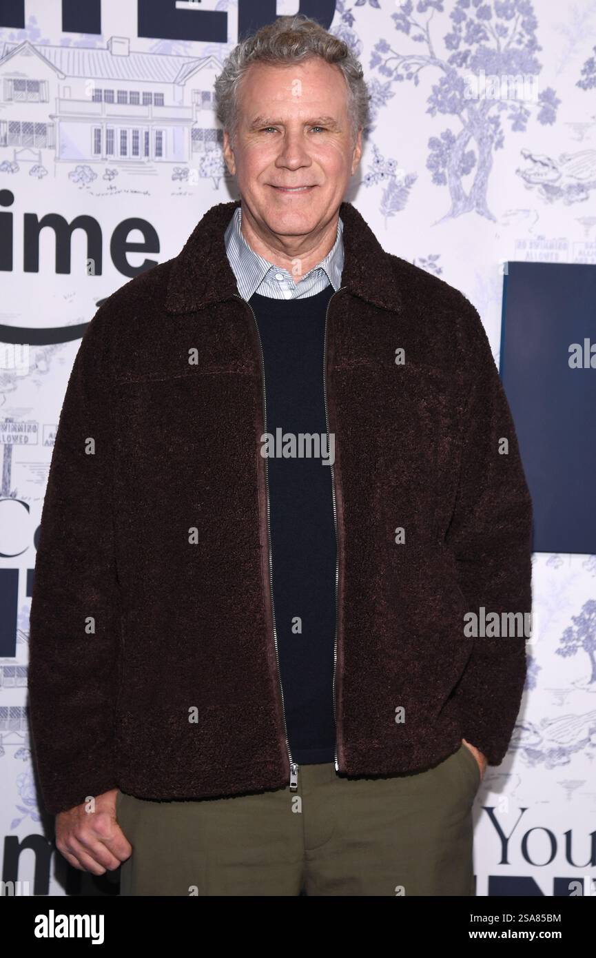 New York, USA. 28th Jan, 2025. Will Ferrell attends the screening of ...