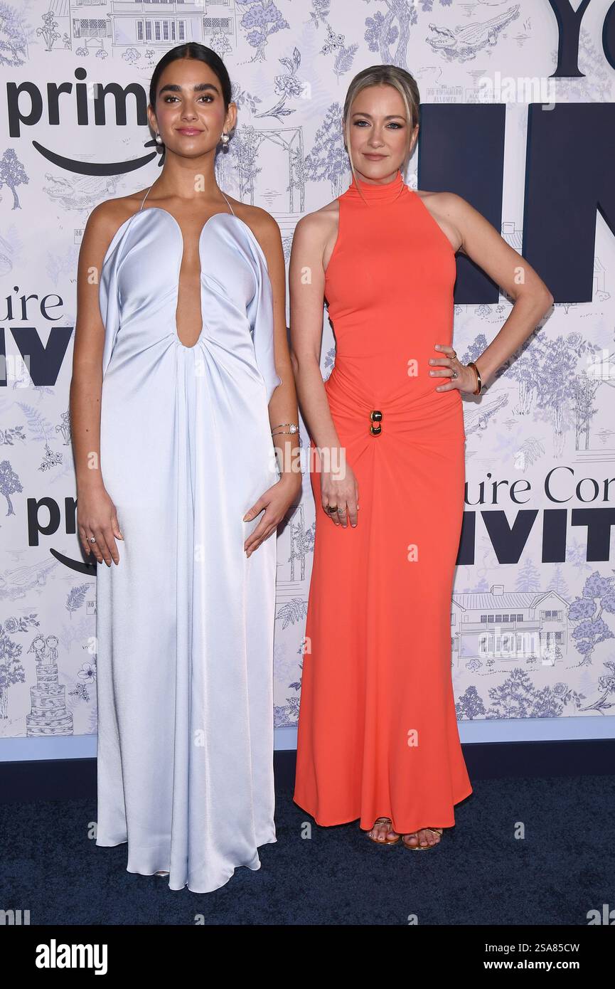 New York, USA. 28th Jan, 2025. (L-R) Geraldine Viswanathan and Meredith ...