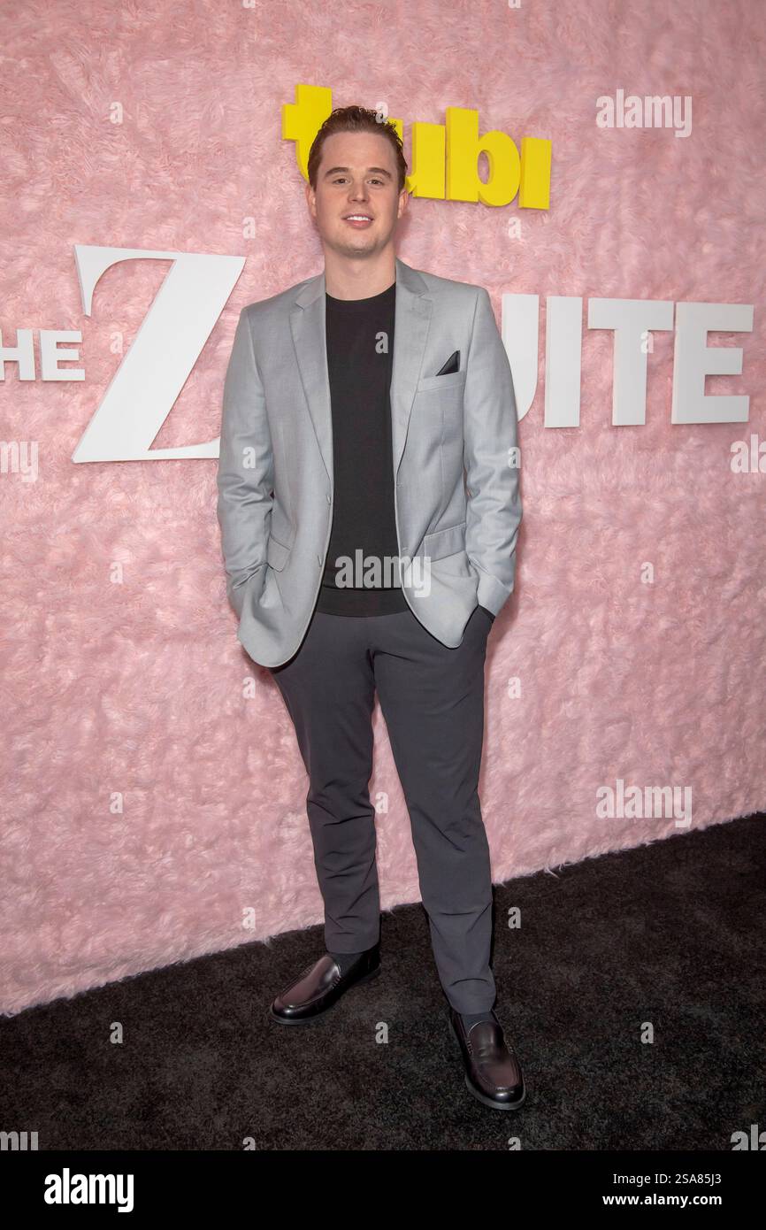 New York, United States. 28th Jan, 2025. Evan Marsh attends the Tubi ...