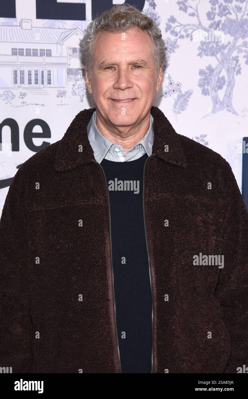New York, USA. 28th Jan, 2025. Will Ferrell attends the screening of ...