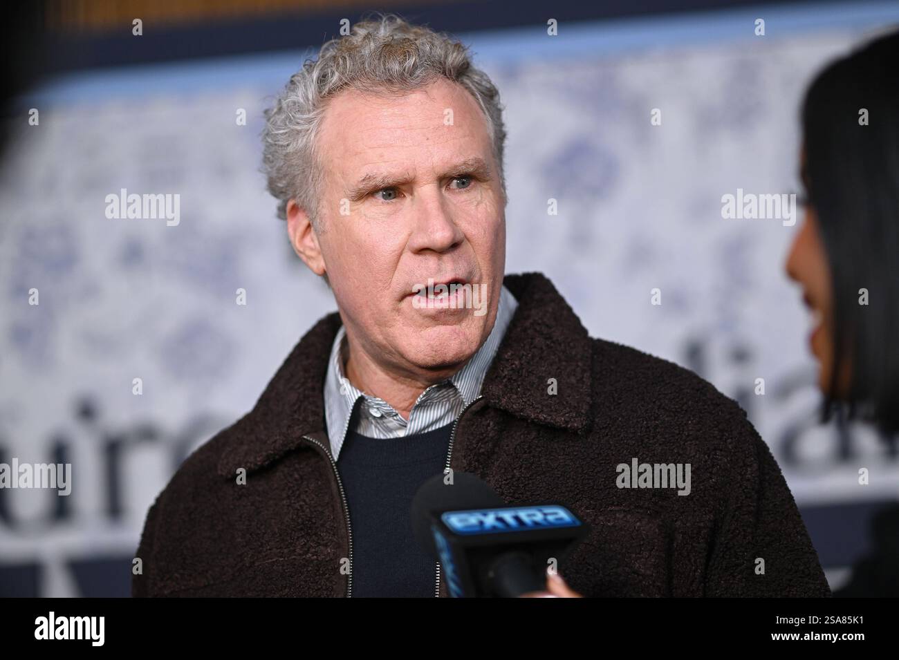 New York, USA. 28th Jan, 2025. Will Ferrell attends the screening of ...