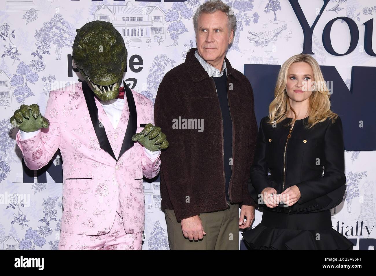 New York, USA. 28th Jan, 2025. (L-R) Will Ferrell and Reese Witherspoon ...