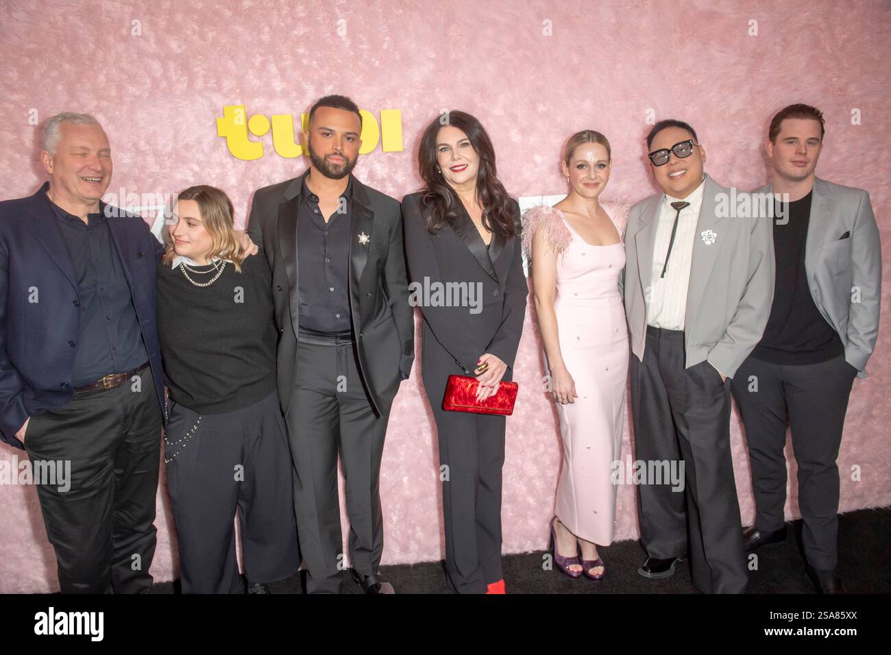 New York, United States. 28th Jan, 2025. (L-R) Tristram Shapeero, Anna ...