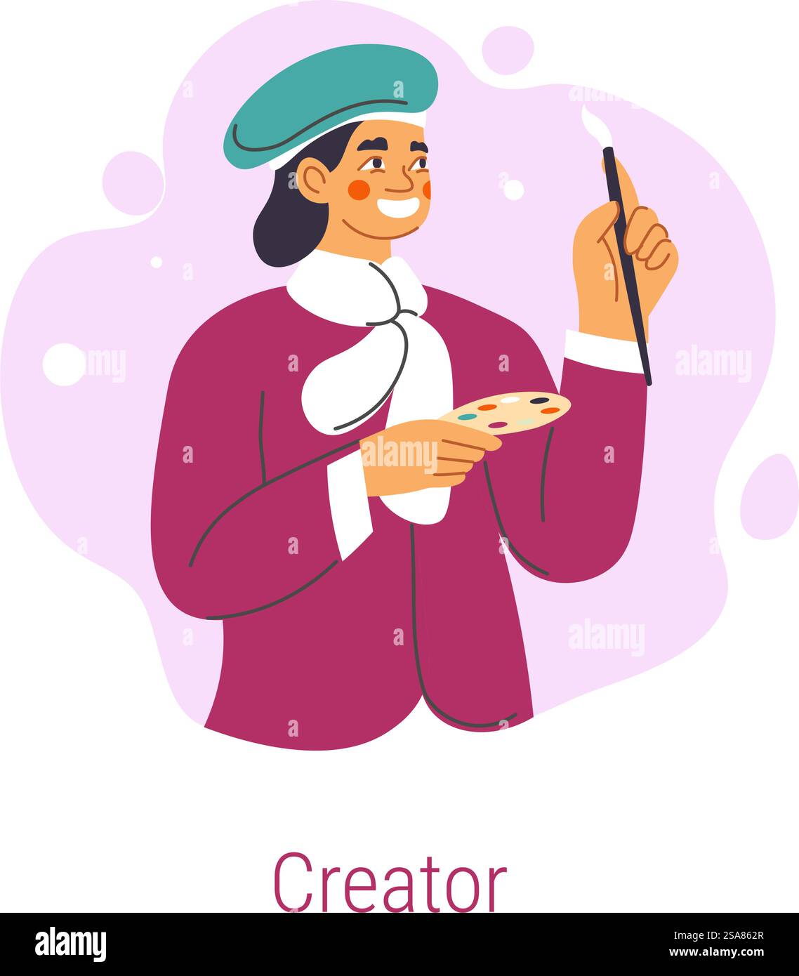 Creator Jungian archetype, artist full of inspiration, creativity and ...