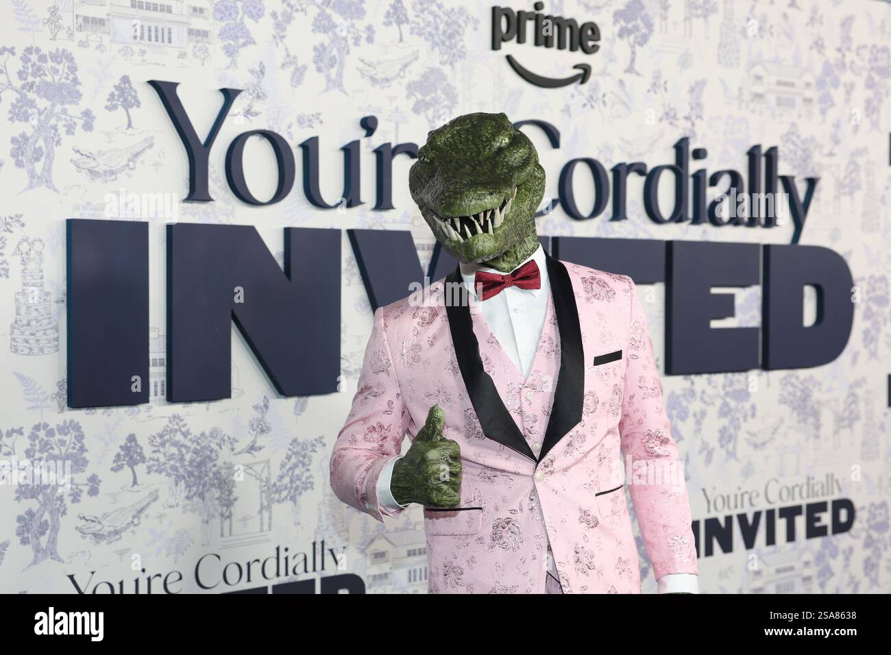 Ny. 28th Jan, 2025. Gator Man at arrivals for YOU'RE CORDIALLY INVITED ...