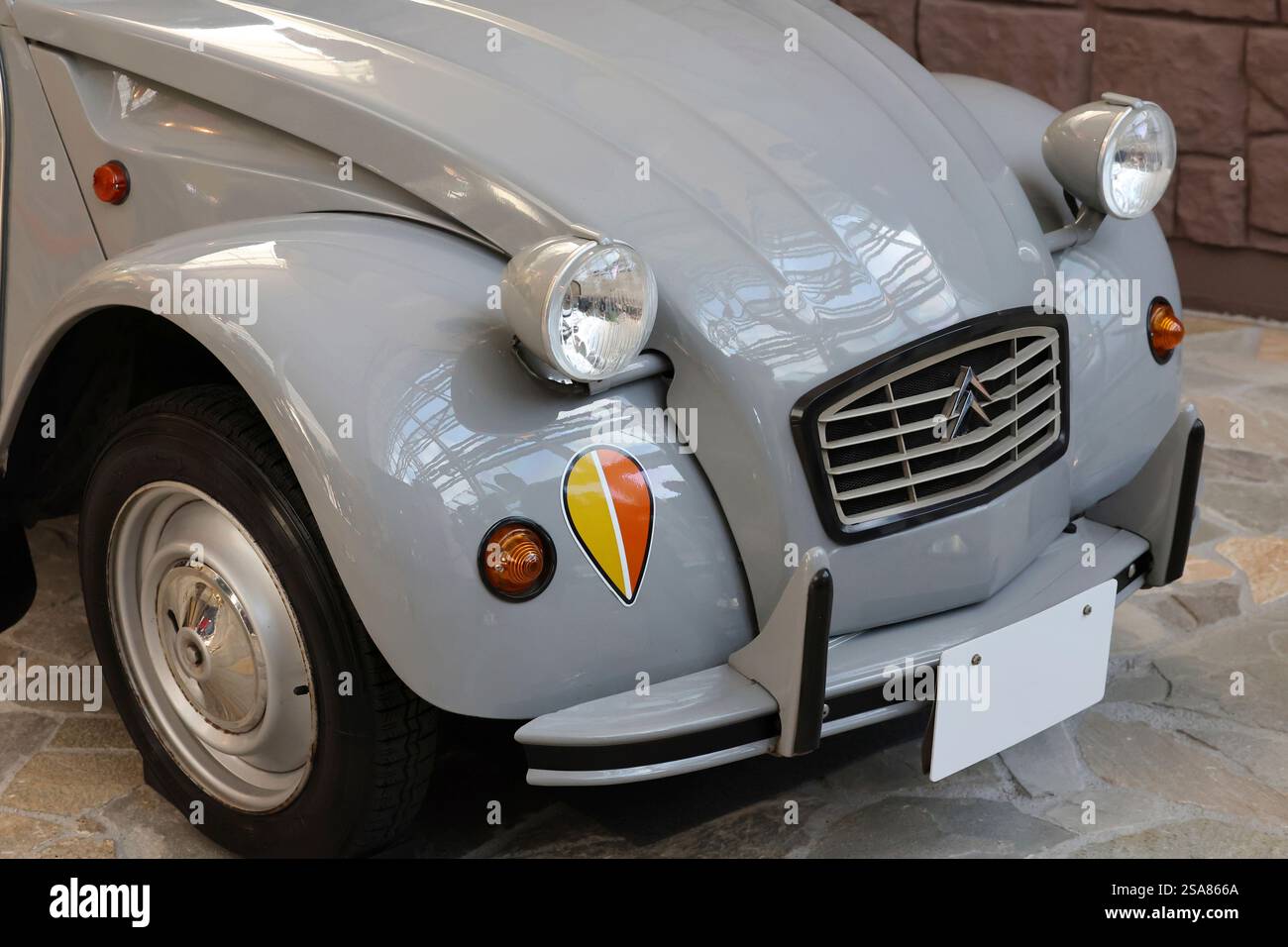 The Citroën 2CV which was loved by Hayao Miyazaki, a Japanese animator ...
