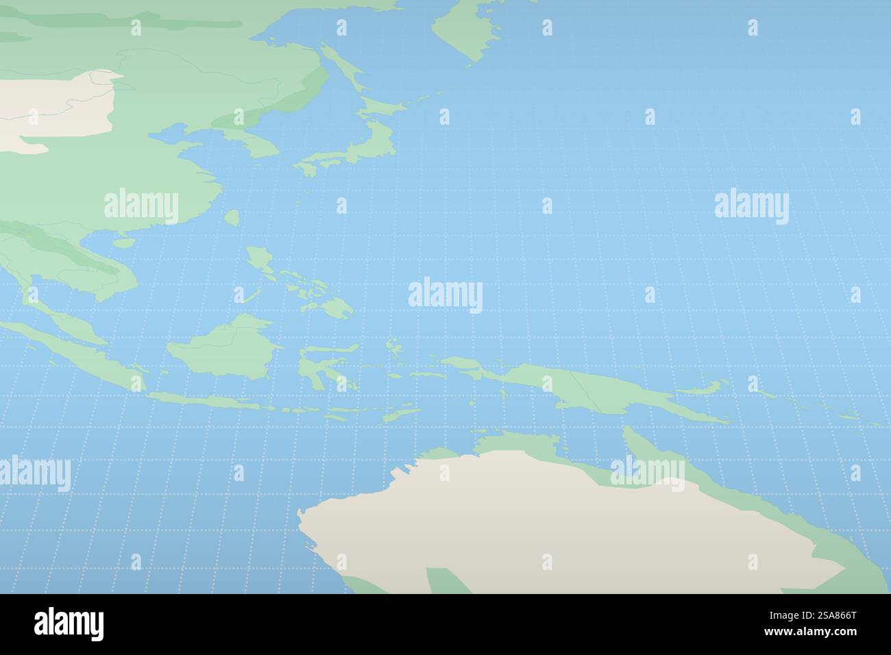 Palau highlighted on a detailed map, geographic location of Palau ...