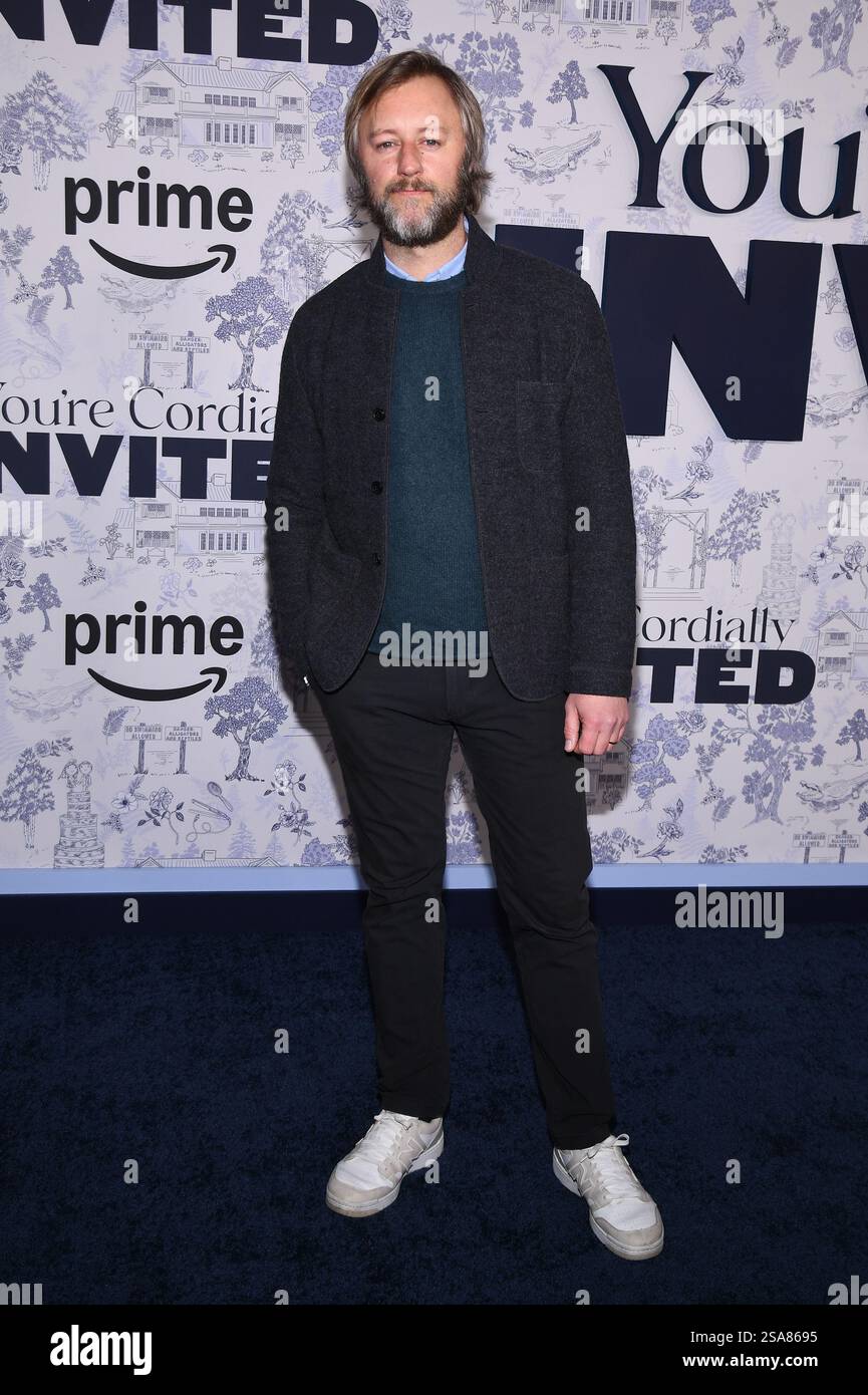 New York, USA. 28th Jan, 2025. Rory Scovel attends the screening of ...