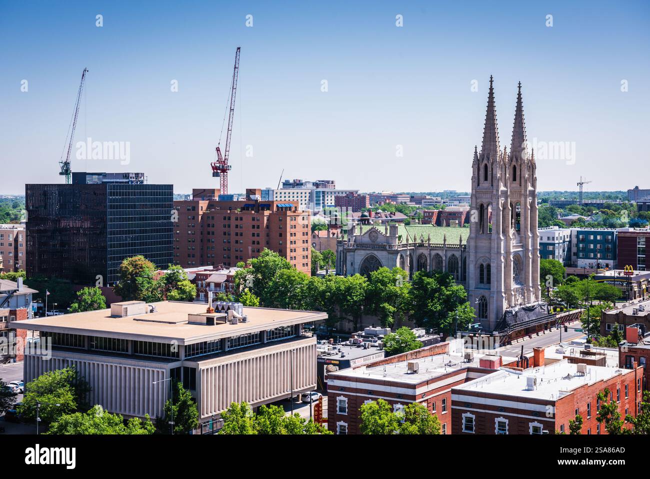 Denver colorado aerial hi-res stock photography and images - Alamy