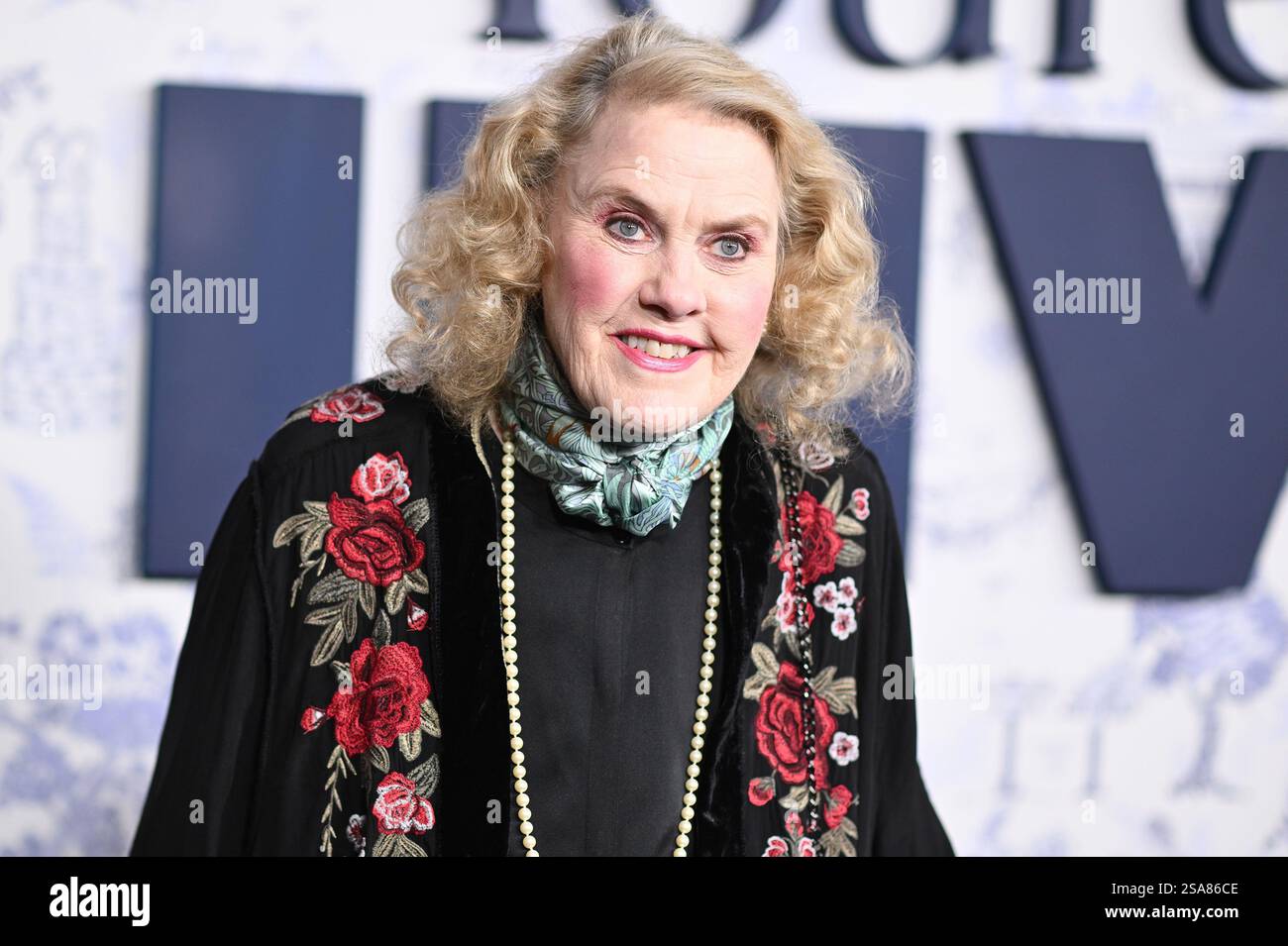 New York, USA. 28th Jan, 2025. Celia Weston attends the screening of ...