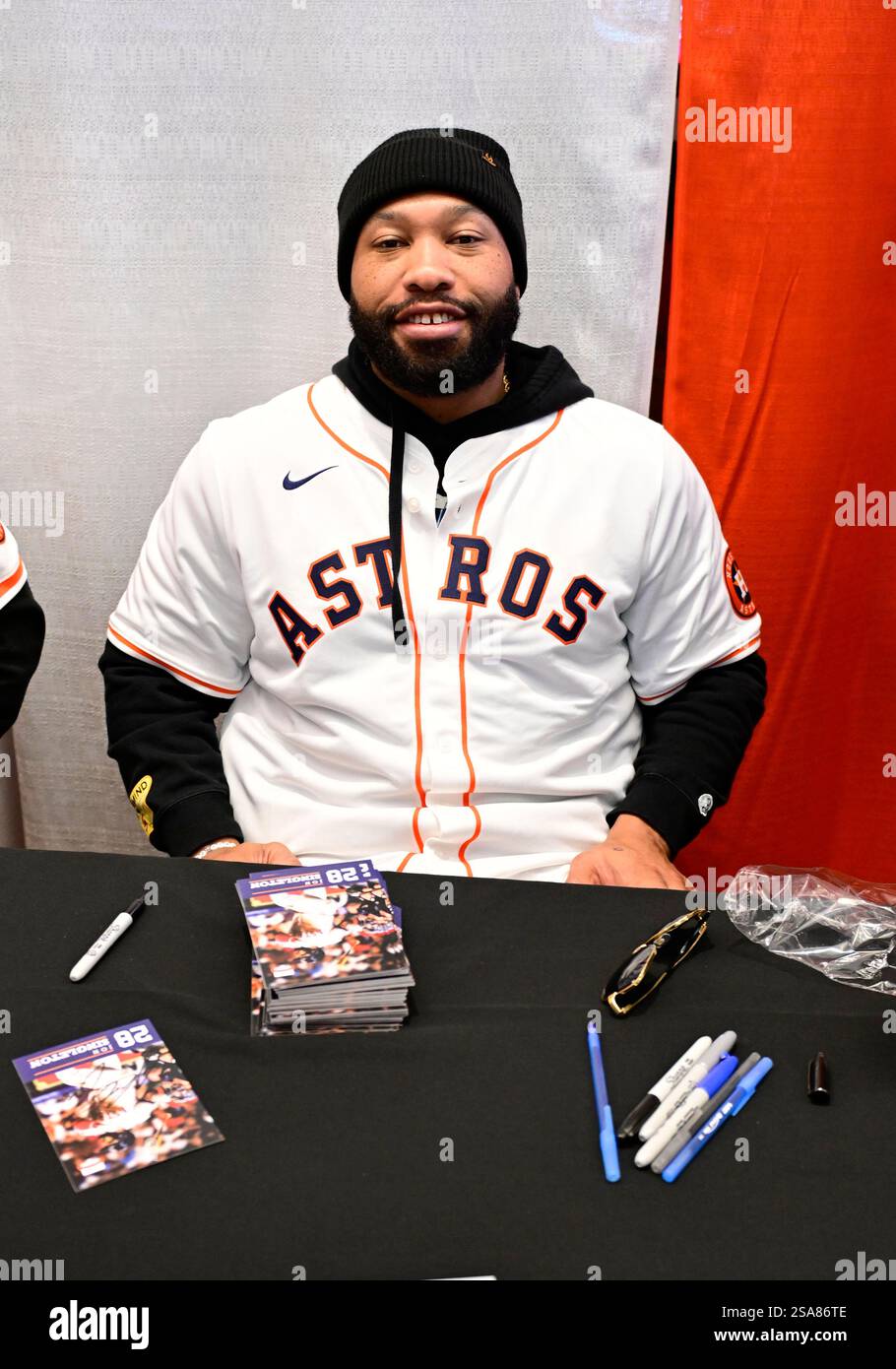 Houston Astros first baseman Jon Singleton (28) during the 2025 Houston ...