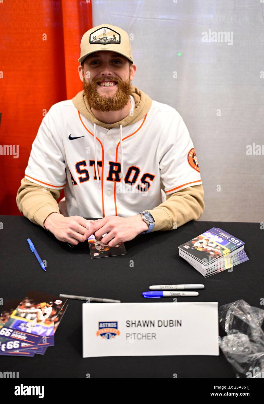 Houston Astros pitcher Shawn Dubin (66) during the 2025 Houston Astros ...