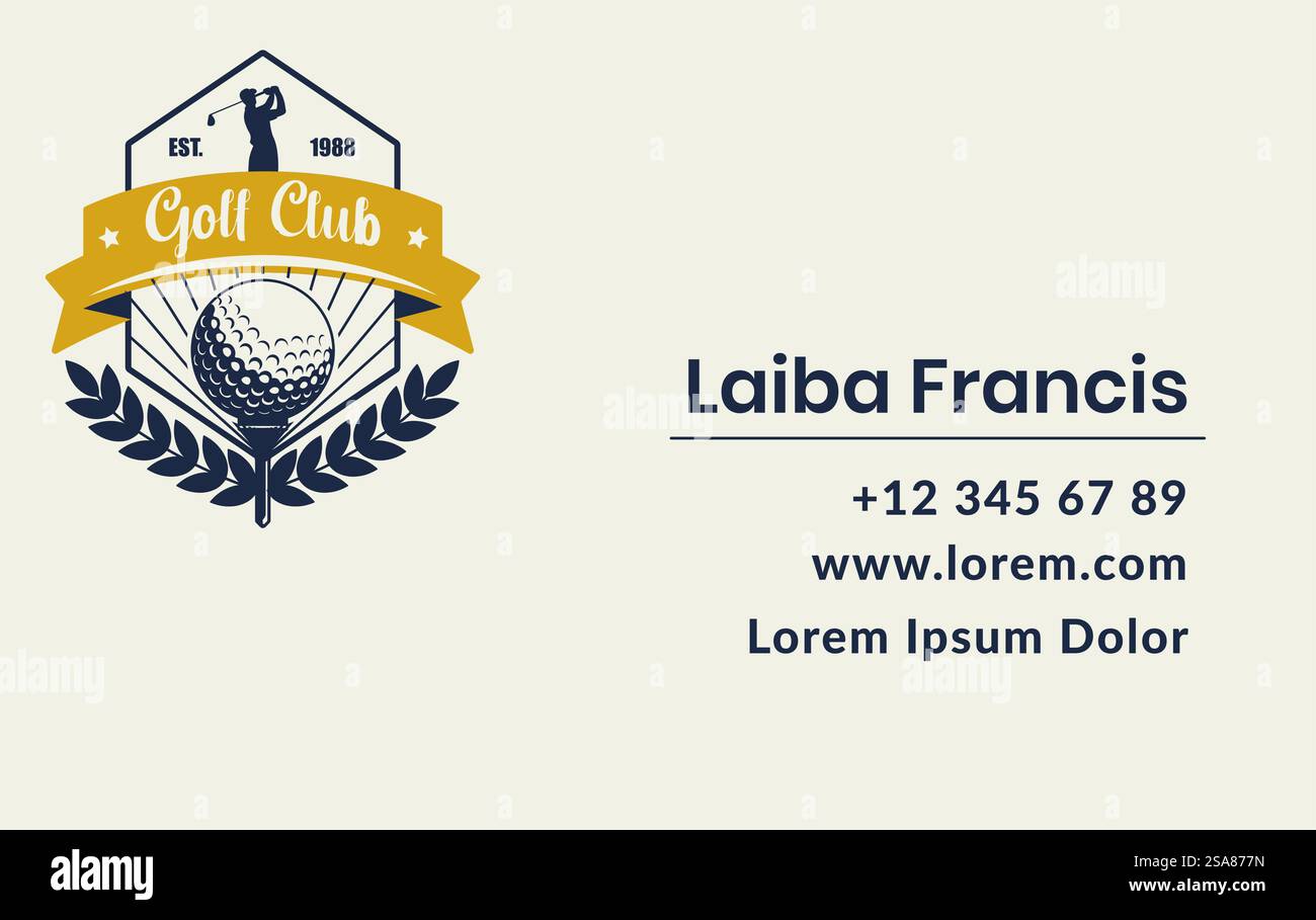 Vintage golf club member badge featuring a golfer silhouette, retro ...