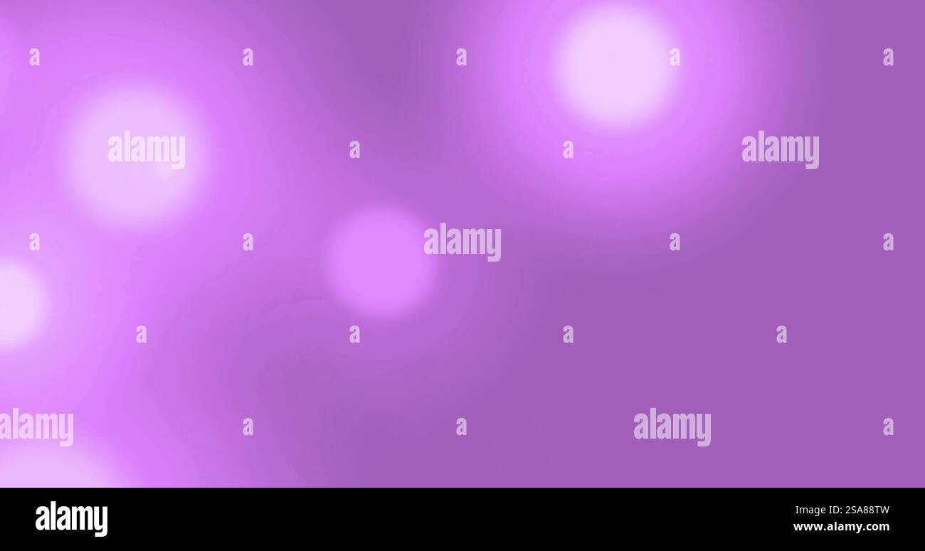 Image of glowing light spots moving over purple background Stock Photo ...