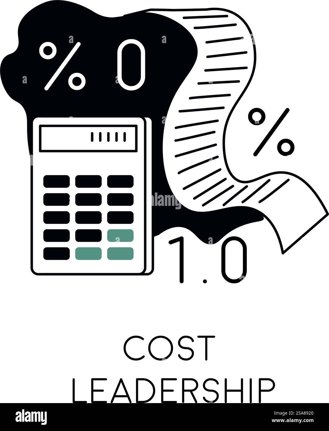 Vector illustration of a woman promoting a product, isolated on white ...