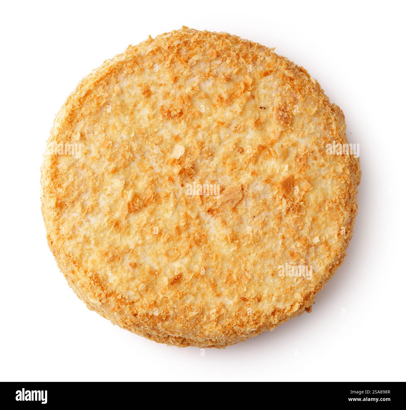 Crispy golden biscuit perfect for pairing with tea or coffee during ...