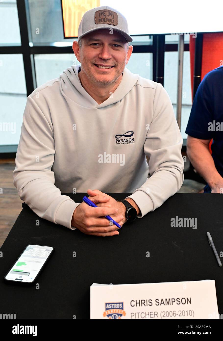 Houston, United States. 25th Jan, 2025. Houston Astros alumni pitcher ...