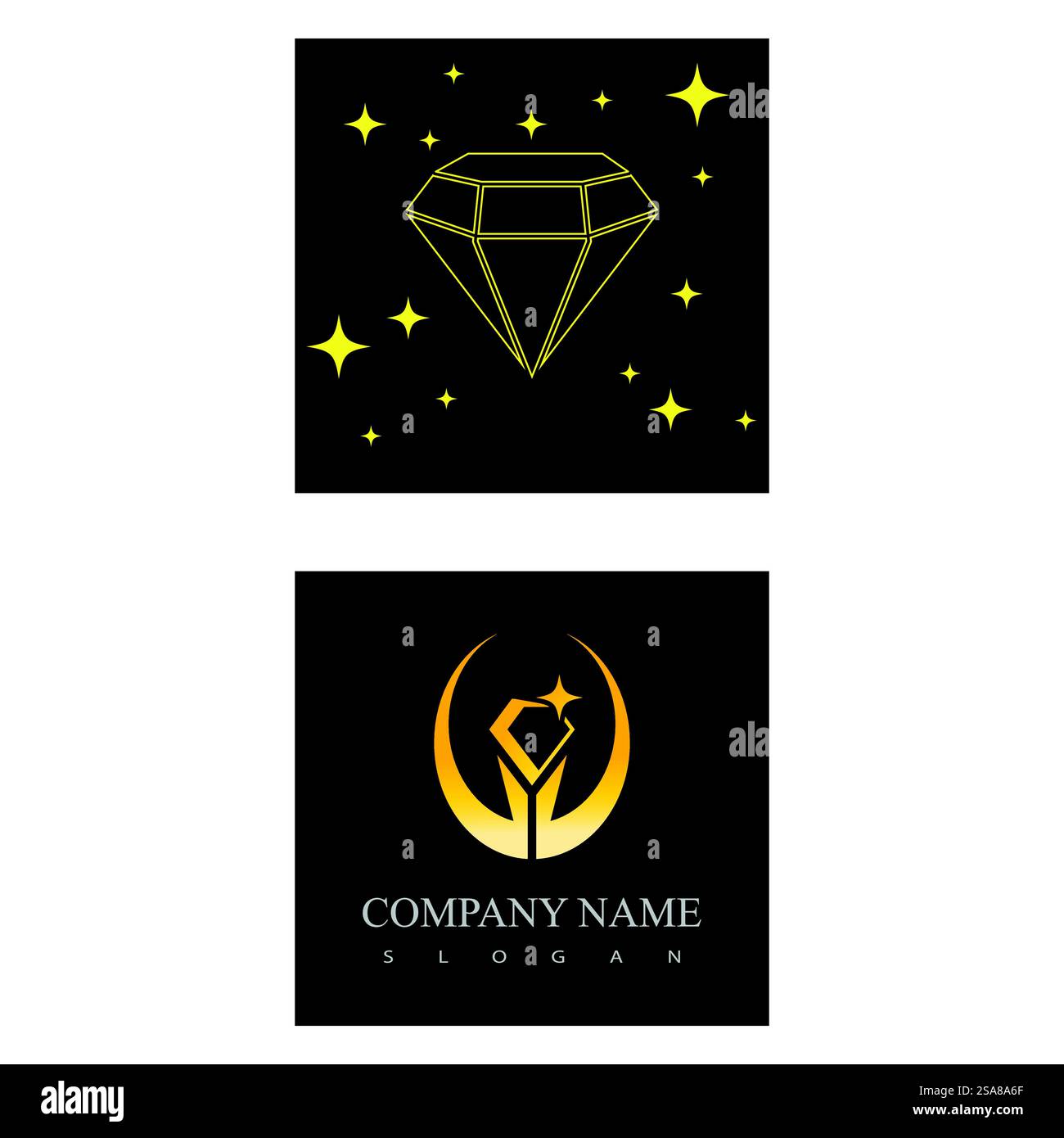 Diamond logo vector template symbol design Stock Vector Image & Art - Alamy
