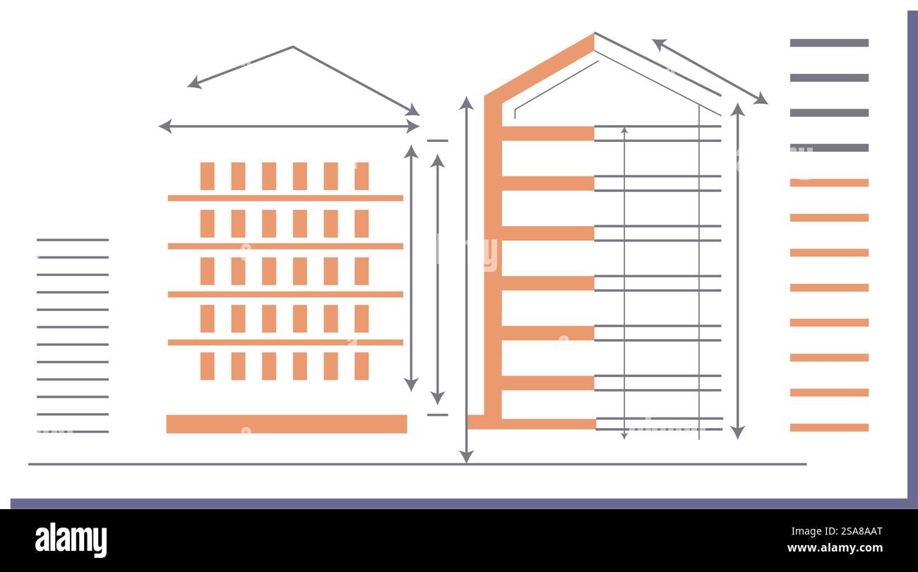 Professional planning architectural layout in Stock Vector Images - Alamy