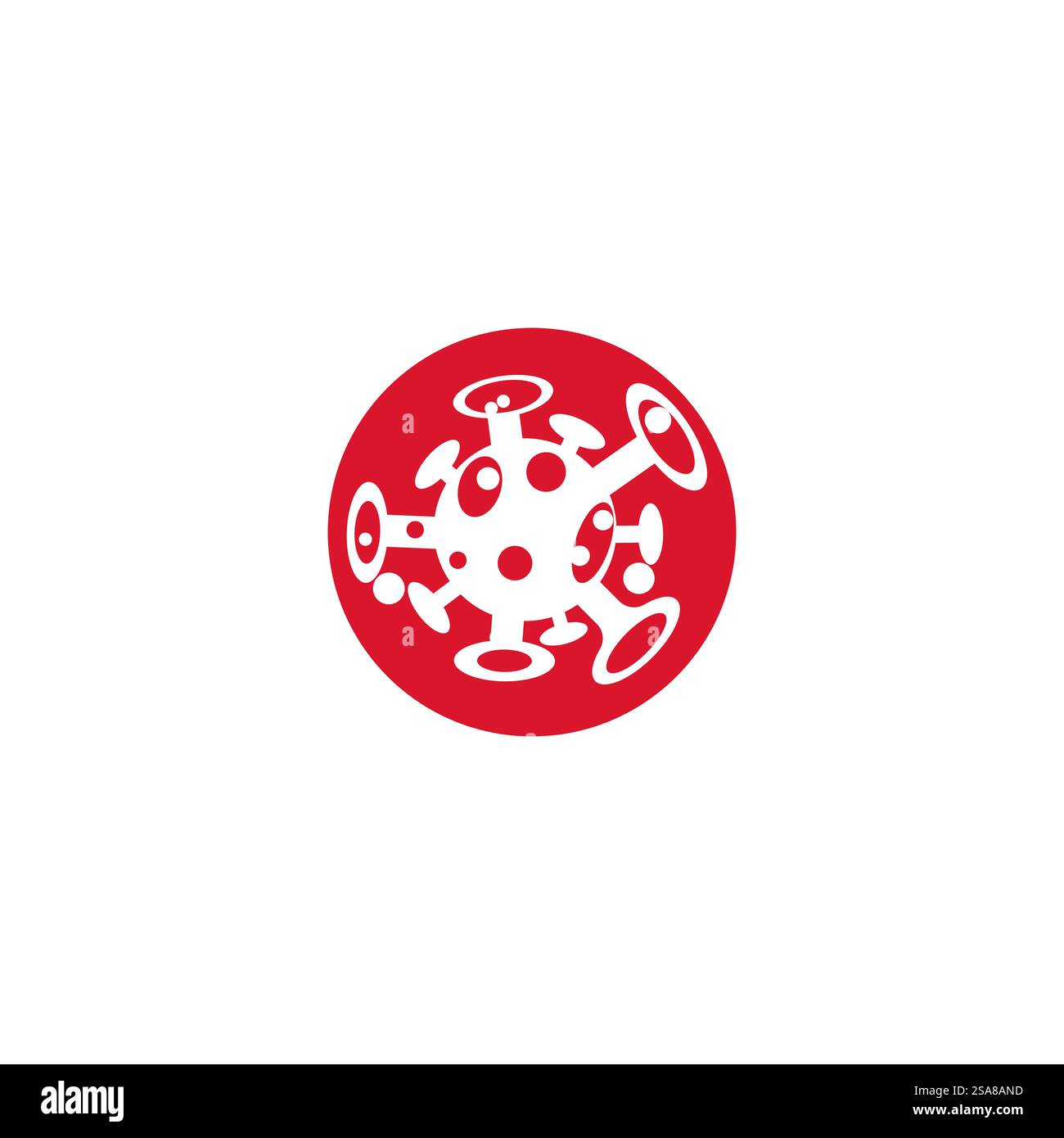 Virus Logo Template vector symbol nature Stock Vector Image & Art - Alamy