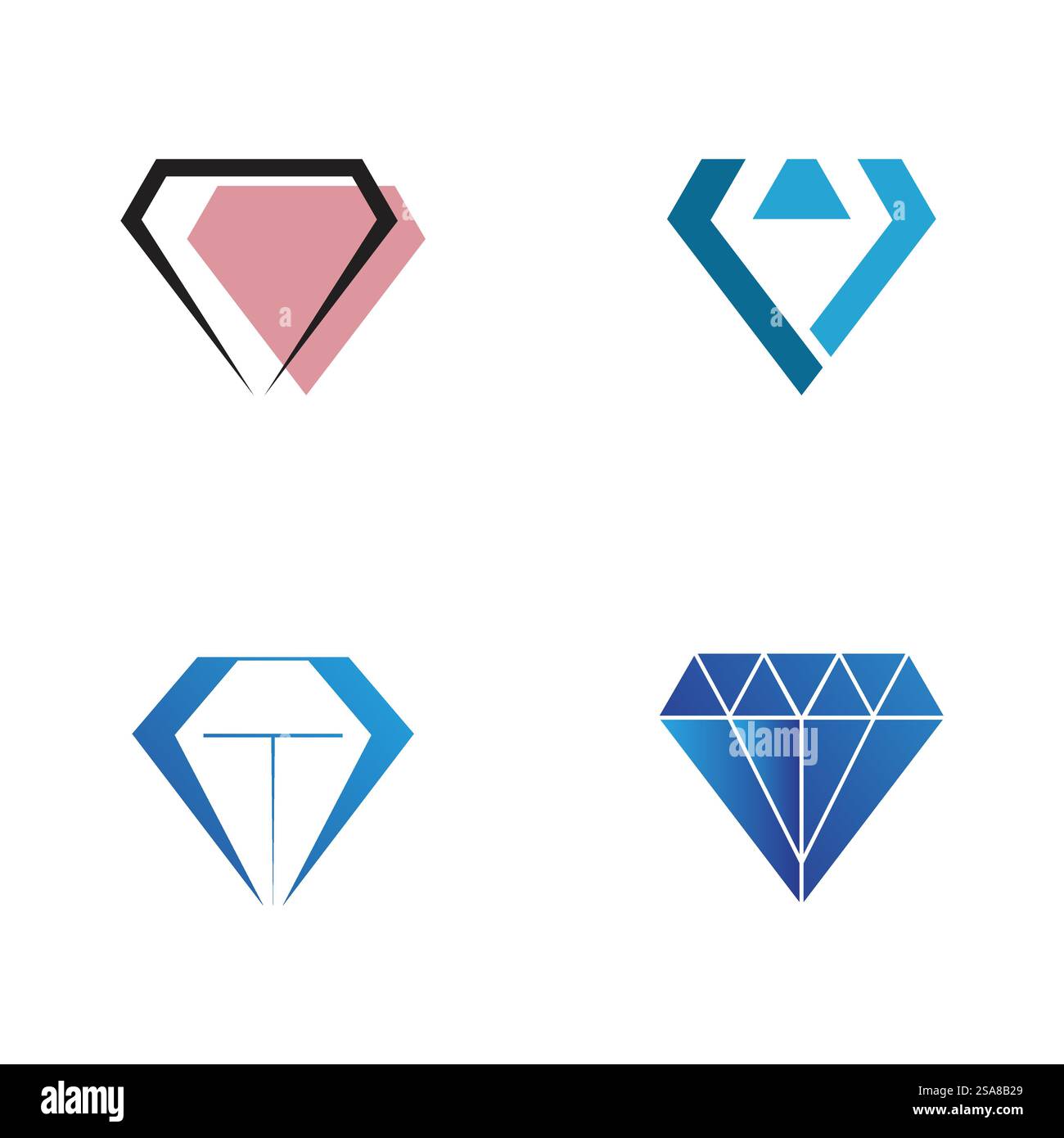 Diamond logo vector template symbol design Stock Vector Image & Art - Alamy