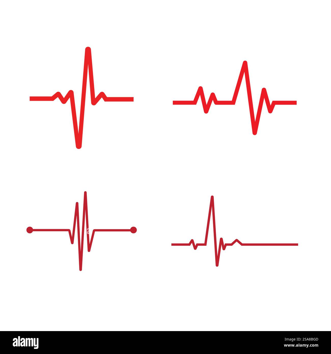 Pulse line ilustration logo vector template Stock Vector Image & Art ...