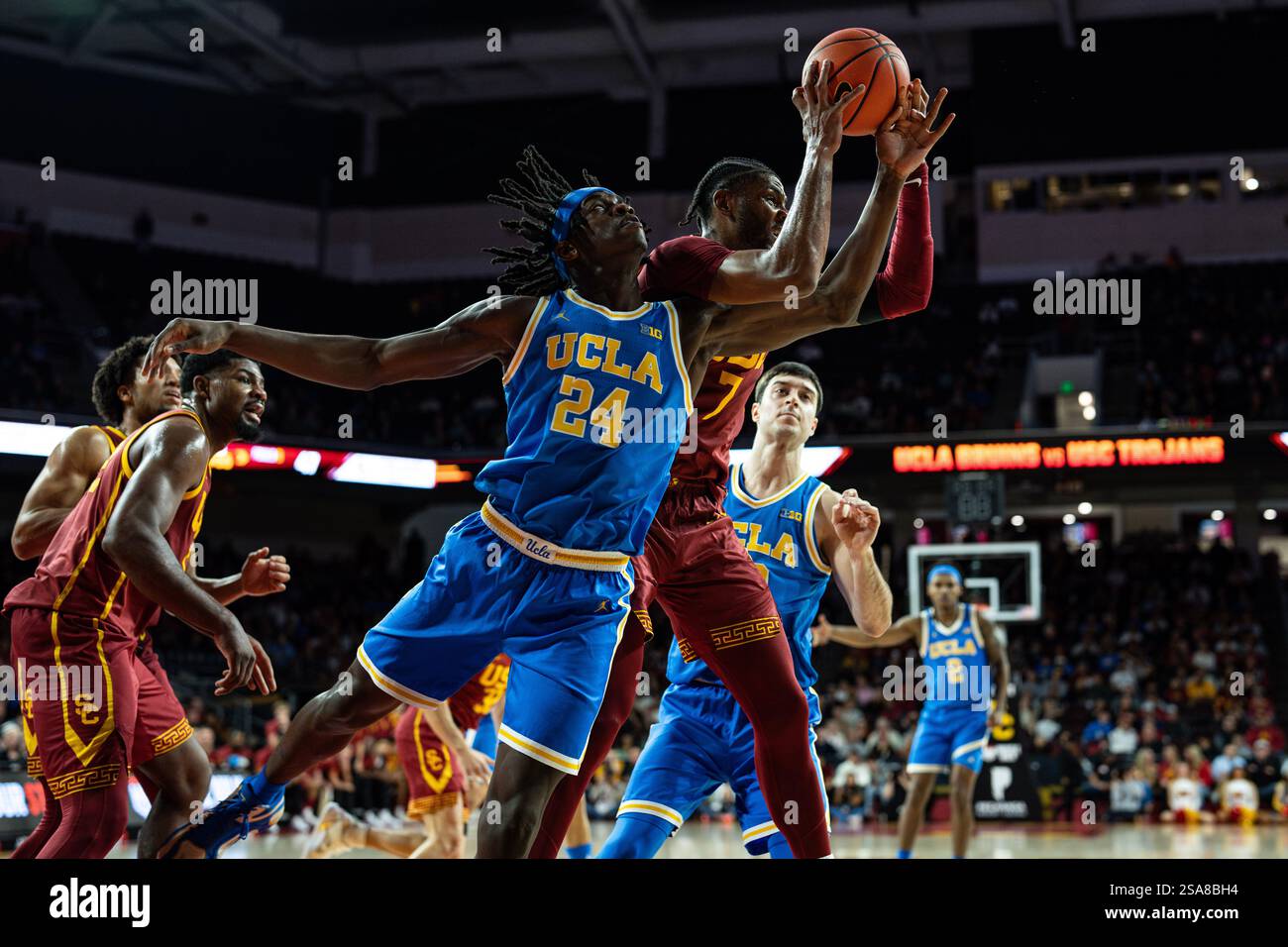Los Angeles, United States. 27th Jan, 2025. UCLA Bruins forward William ...