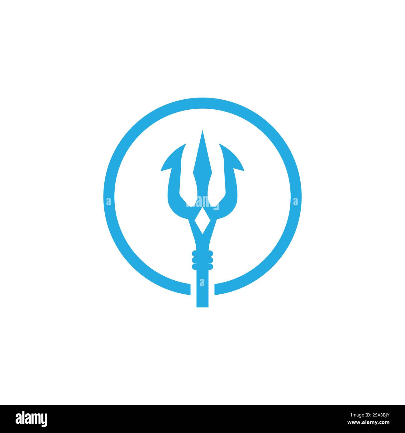 Trident logo vector template symbol element design Stock Vector Image ...