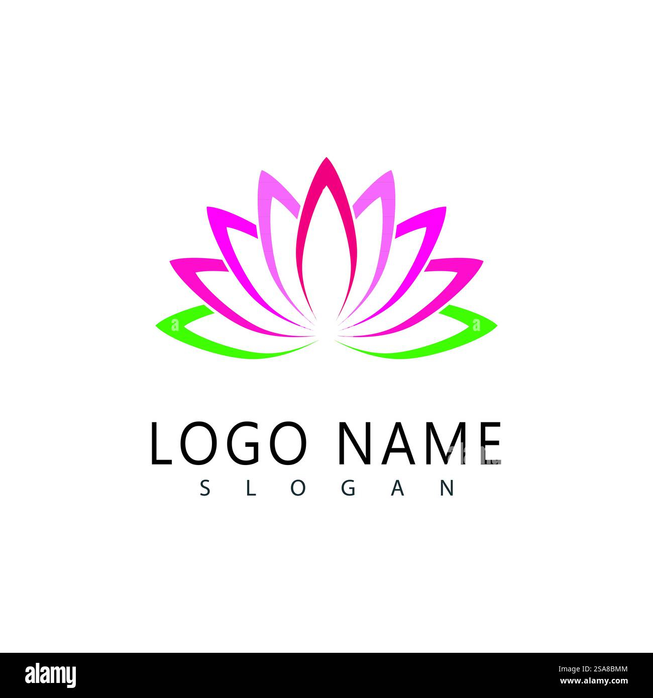 Lotus logos vector template symbol element nature Stock Vector Image ...