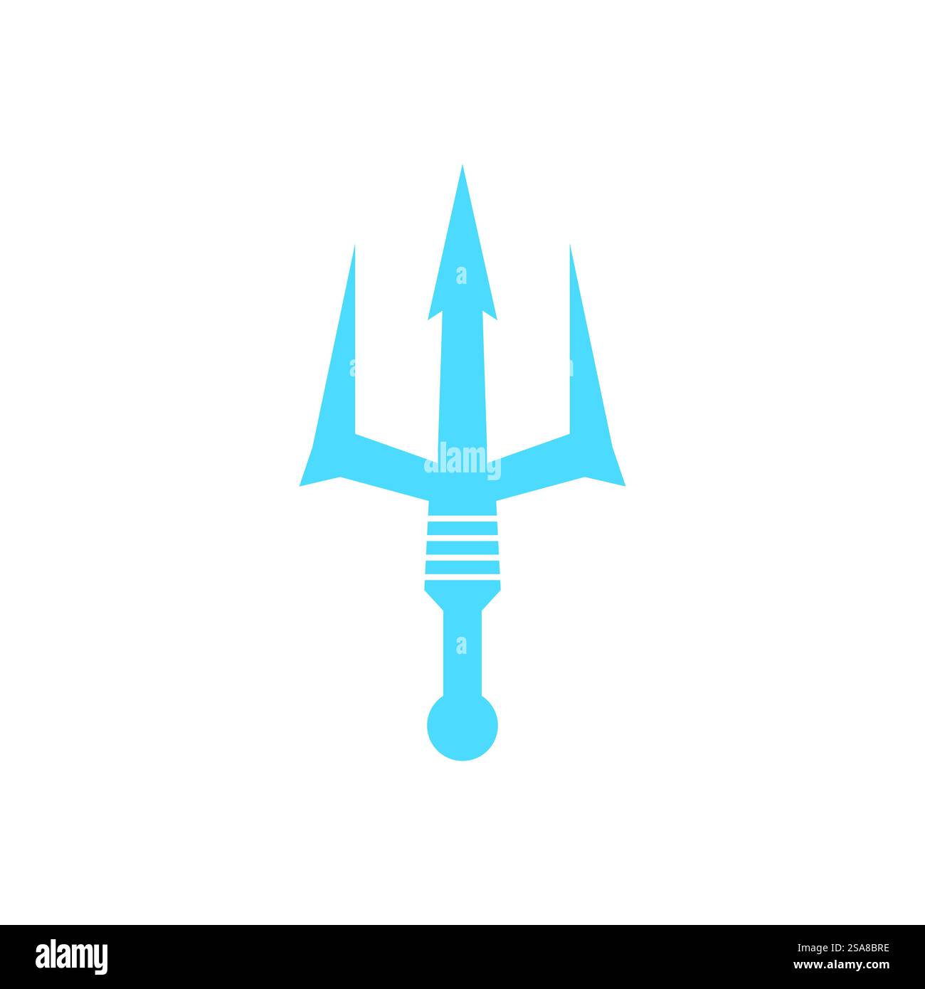 Trident logo vector template symbol element design Stock Vector Image ...