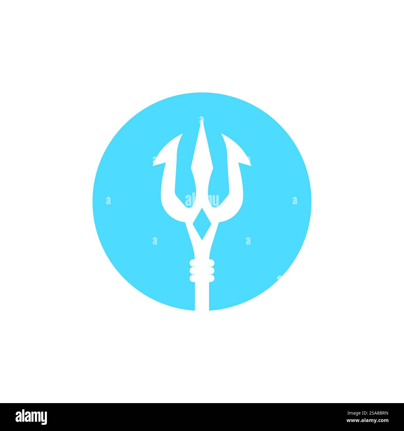 Trident logo vector template symbol element design Stock Vector Image ...