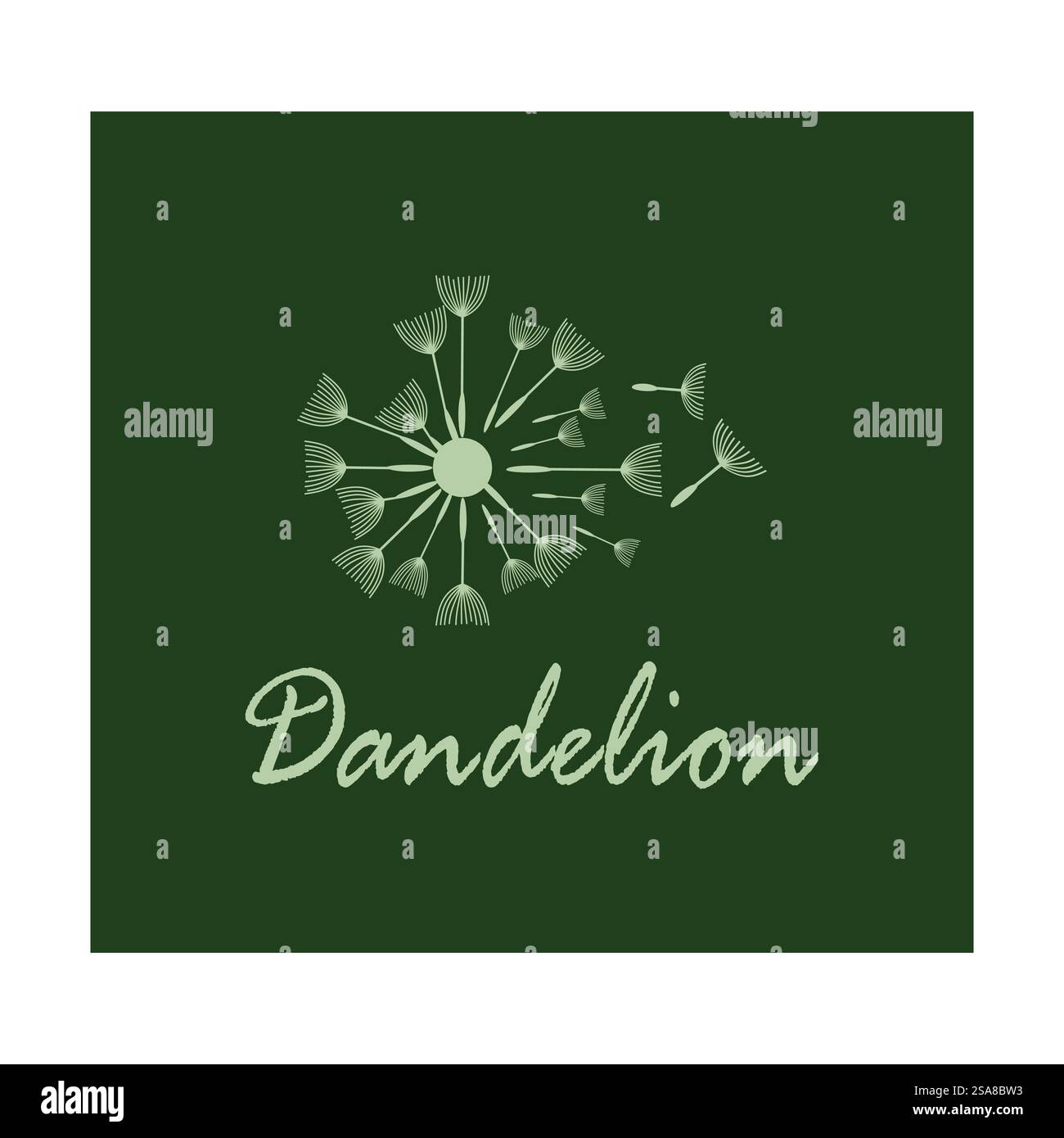 dandelion logo vector symbol design Stock Vector Image & Art - Alamy
