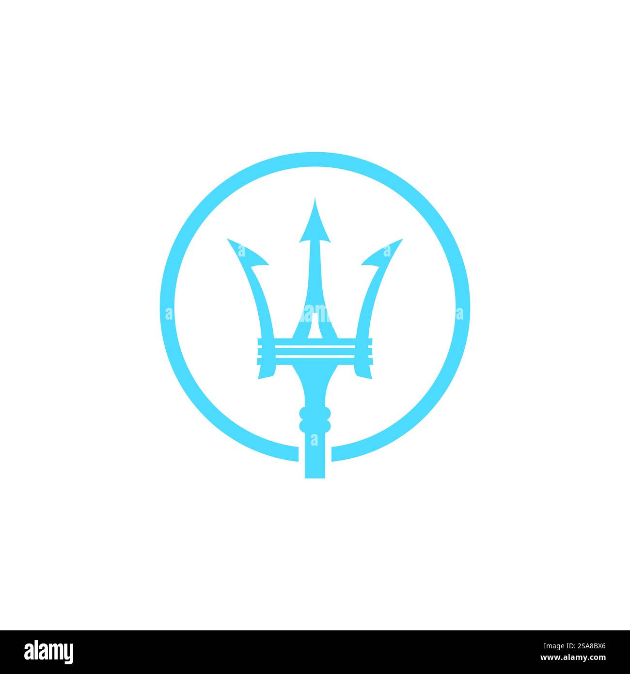 Trident logo vector template symbol element design Stock Vector Image ...