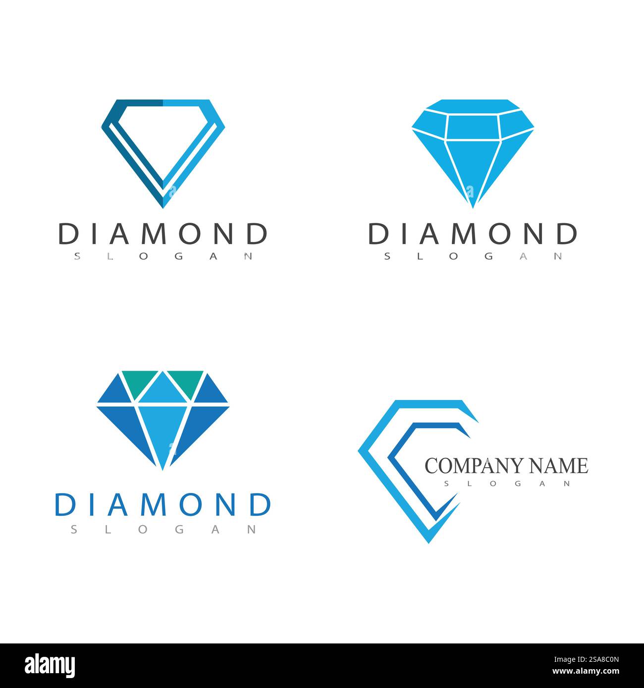 Diamond logo vector template symbol design Stock Vector Image & Art - Alamy