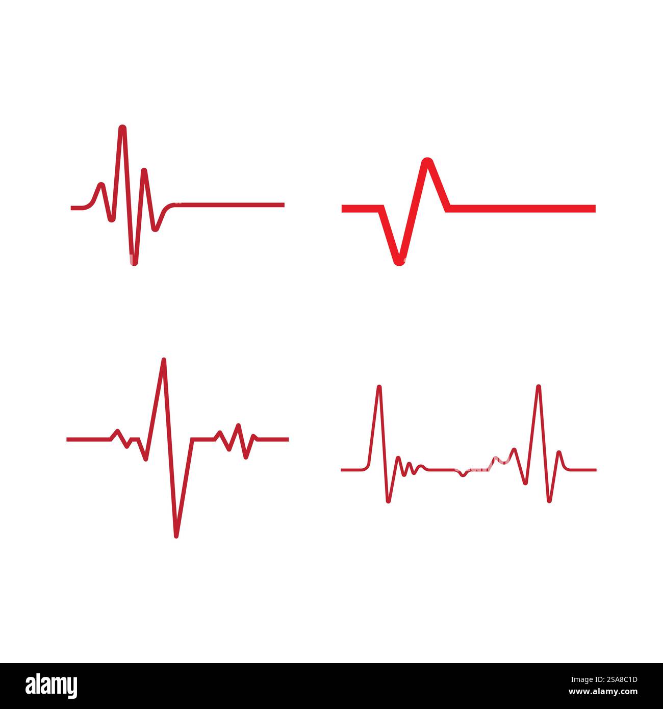 Pulse line ilustration logo vector template Stock Vector Image & Art ...