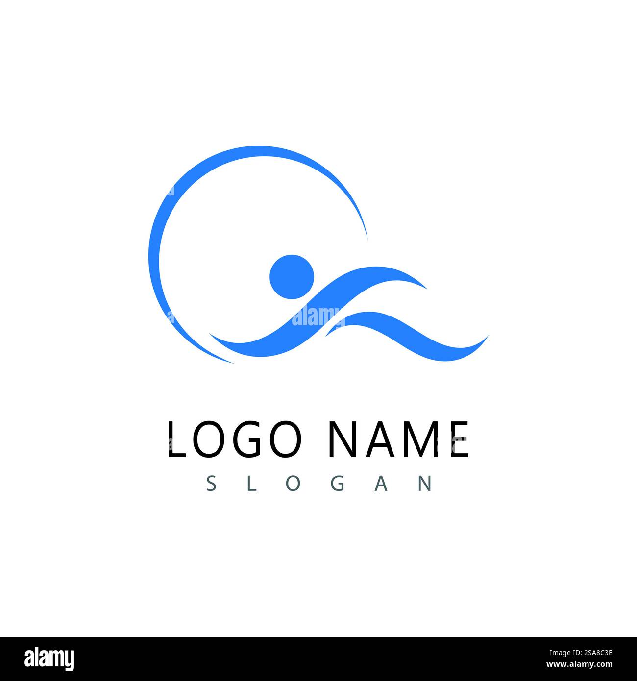 Line sun symbol logo Stock Vector Images - Alamy