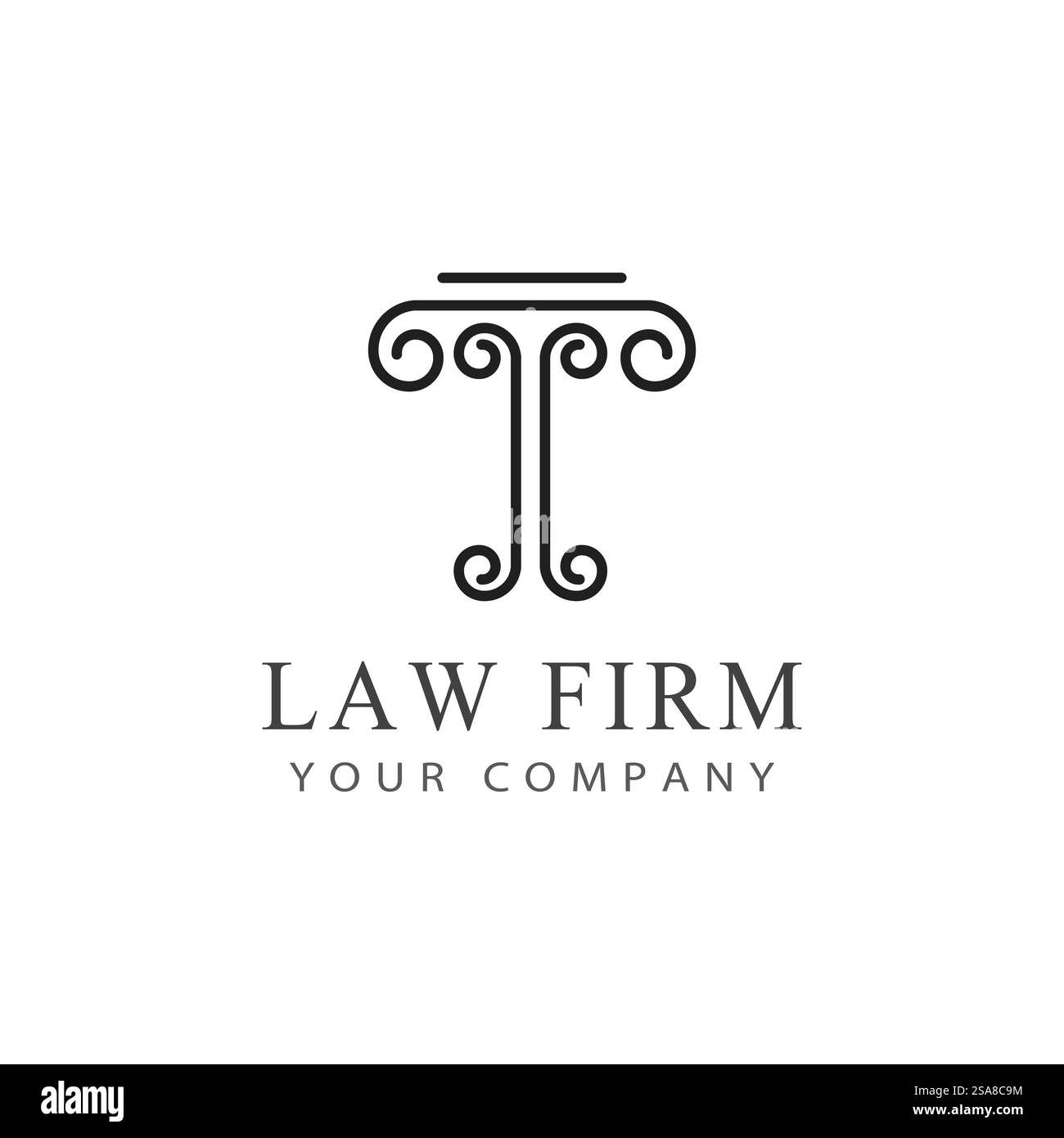 Column logo vector template symbol element design Stock Vector Image ...
