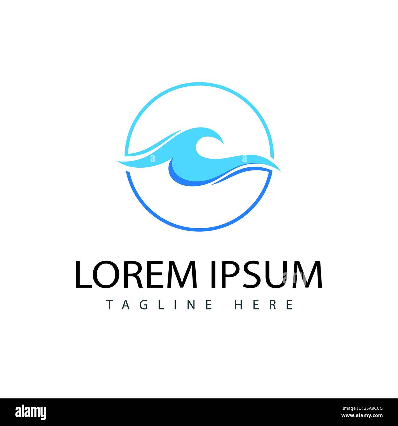 Splash shape symbol logo Cut Out Stock Images & Pictures - Alamy