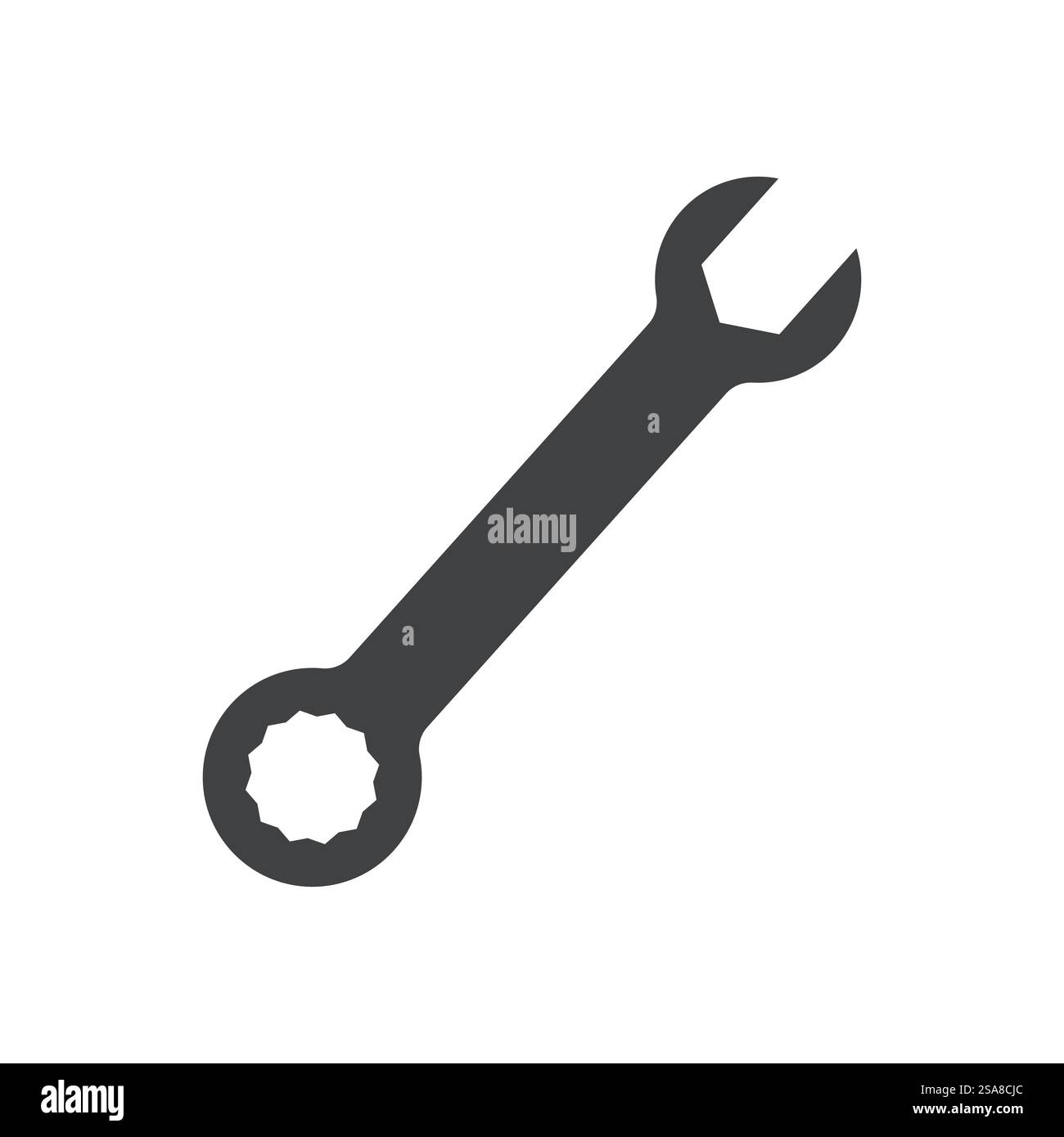 Wrench logo vector flat symbol design Stock Vector Image & Art - Alamy