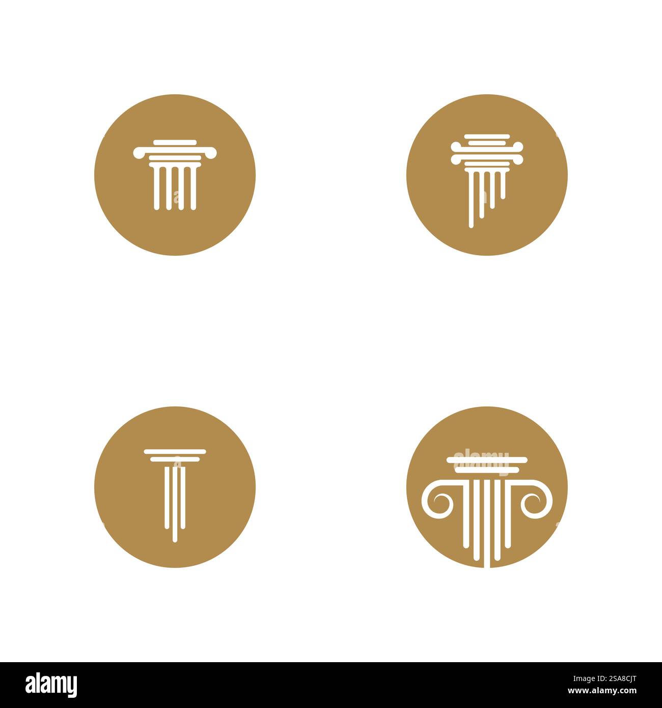 Column logo vector template symbol element design Stock Vector Image ...