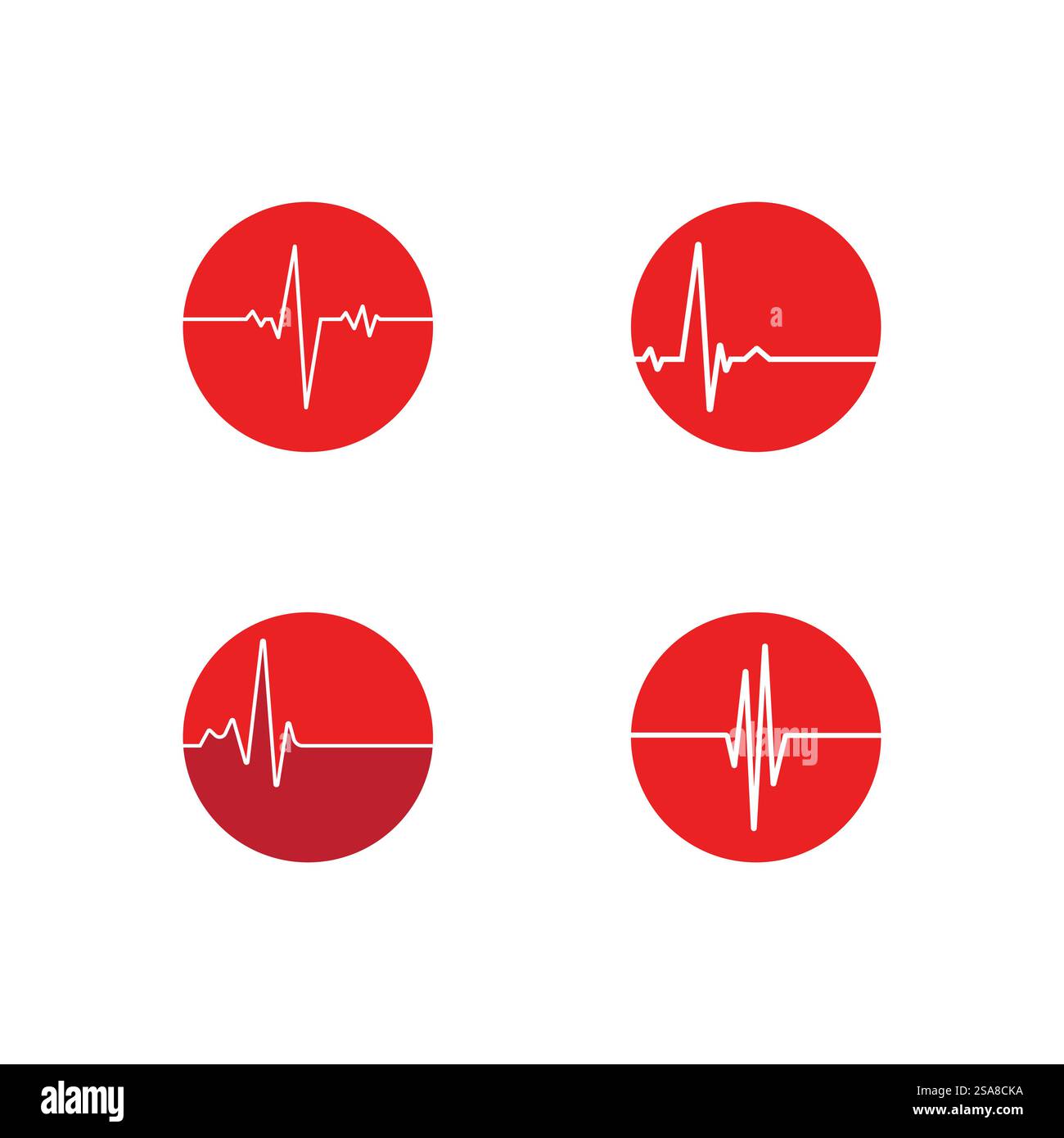 Pulse line ilustration logo vector template Stock Vector Image & Art ...